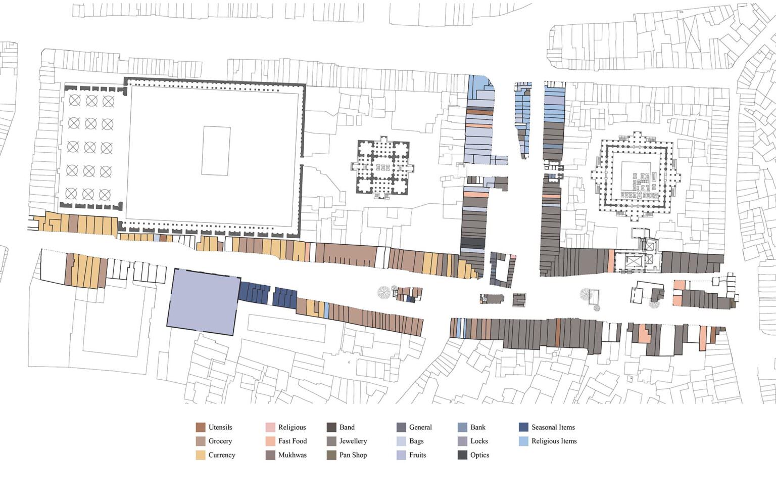 Research And Design for Manek Chowk Precinct, 2022 - Productive Urbanism